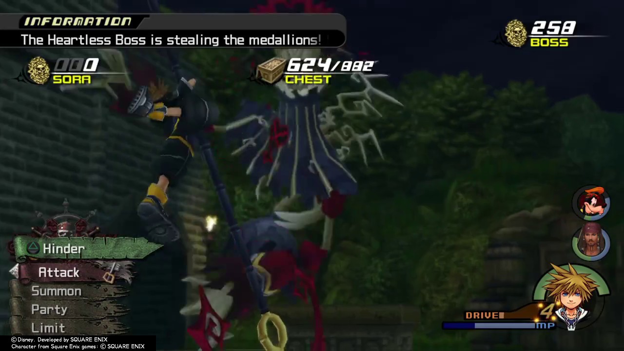 KH2FM HD (PS4) (Critical) Speed Run - Grim Reaper II - YouTube