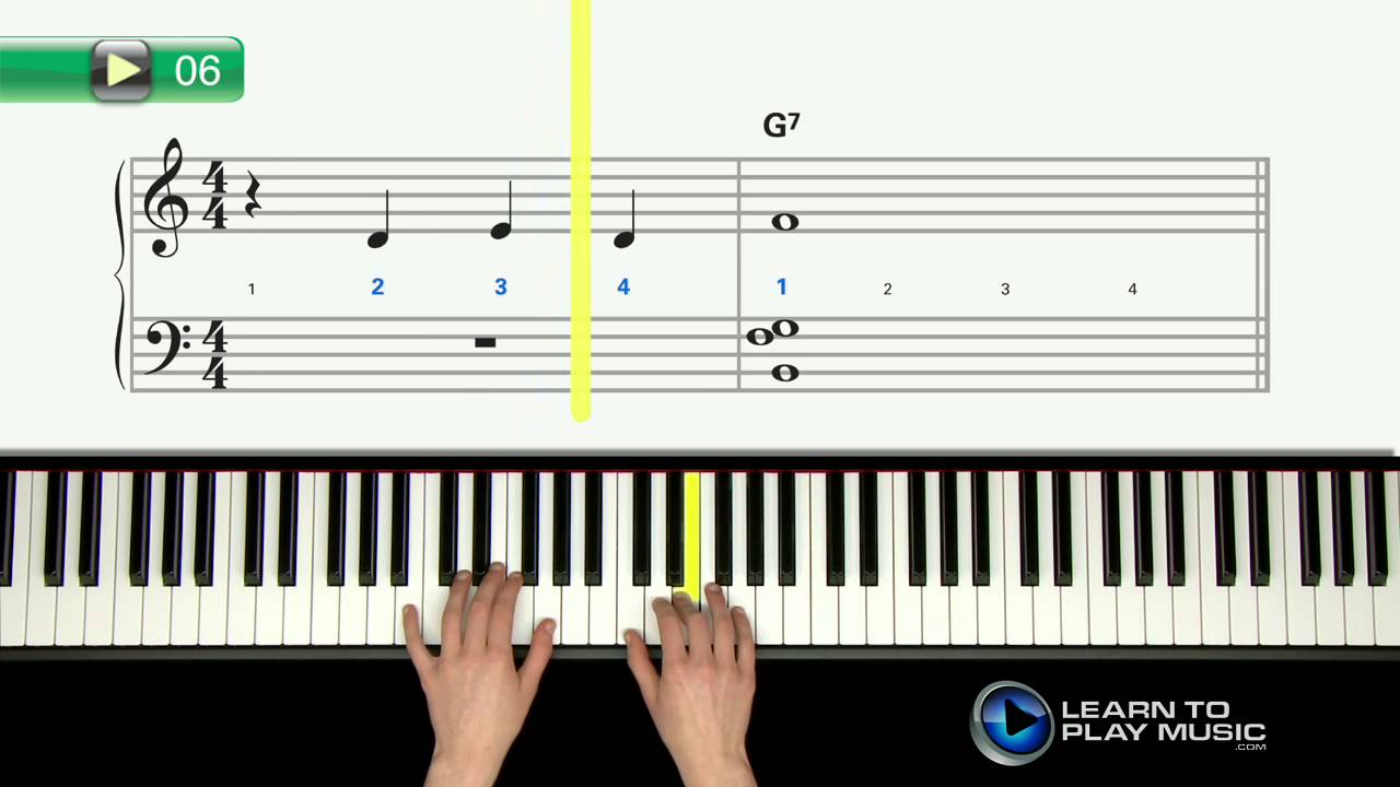 Ex006 Beginner Keyboard Lessons ~ Progressive - YouTube