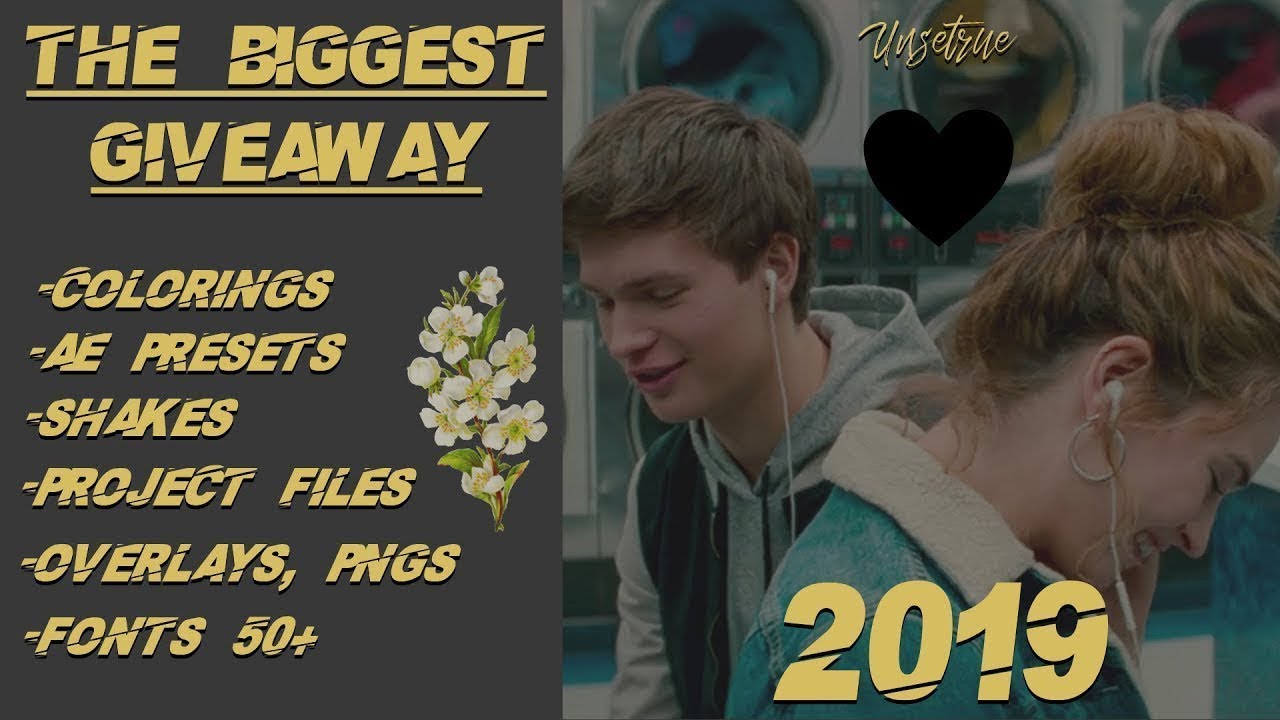 2019 editing pack (mbl colorings, ae presets, project files, overlays ...