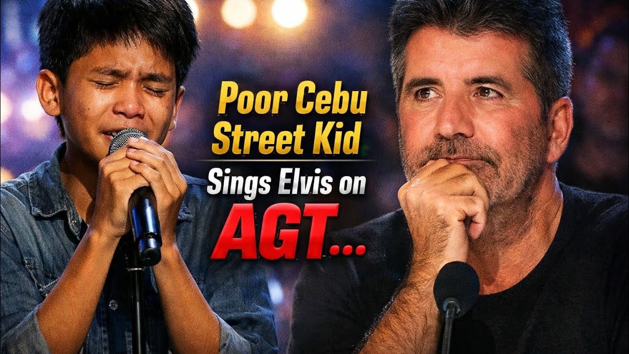 Poor Cebu Street Kid Sings Elvis on AGT… Simon Cowell’s Face CHANGES ...