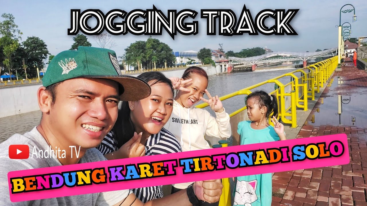 Jogging Lari Pagi Di Bendung Karet Tirtonadi Solo - YouTube