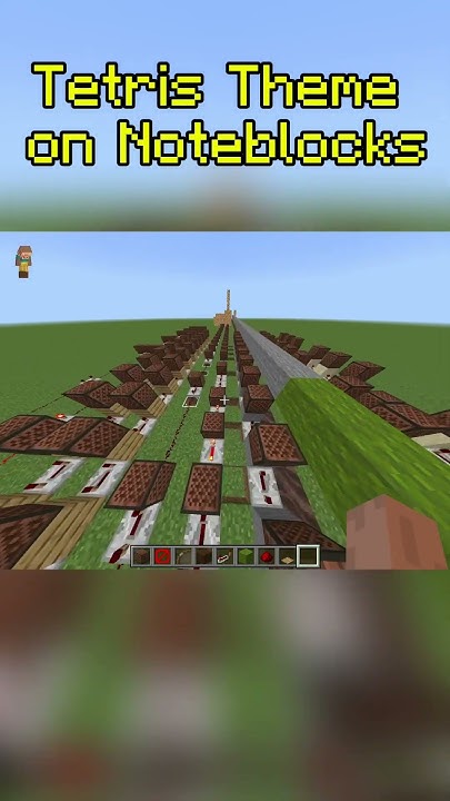 Tetris Theme Noteblocks Cover in Minecraft - YouTube