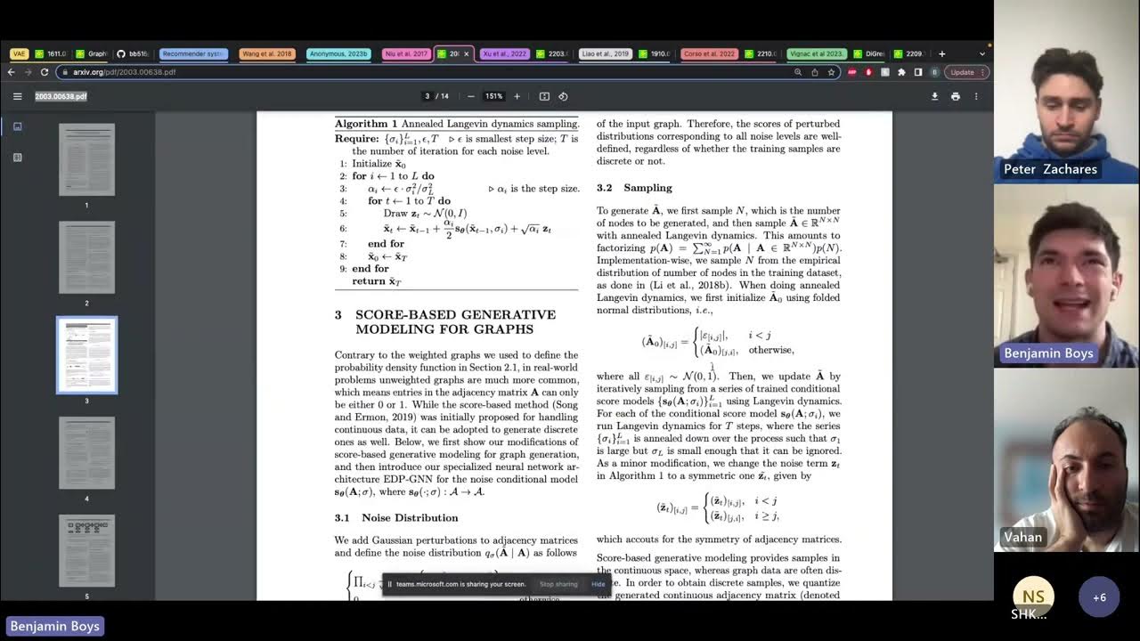 Paper Club with Ben - Generative Diffusion Models on Graphs: Methods and Applications - YouTube