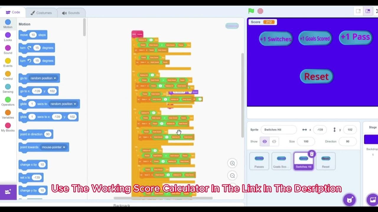 Vex IQ Rapid Relay Score Calculator Code - YouTube