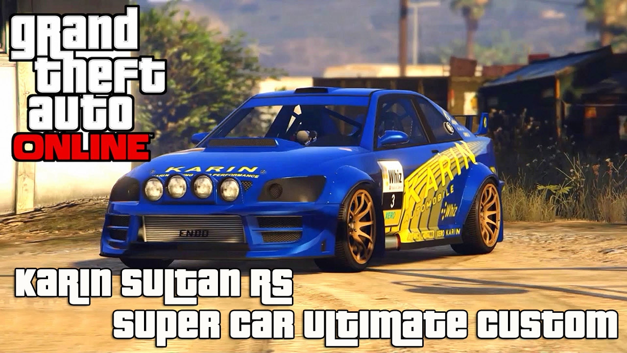 GTA V TUNING - Karin Sultan RS Super Car Ultimate Custom - YouTube