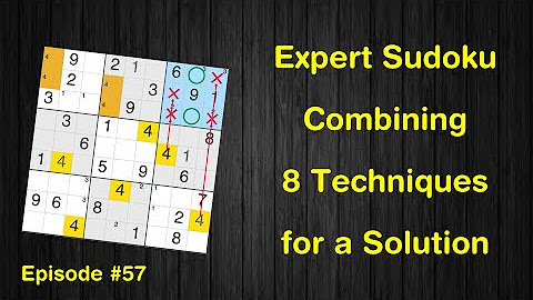 Solving Sudoku Step-by-step With Advanced Techniques - YouTube