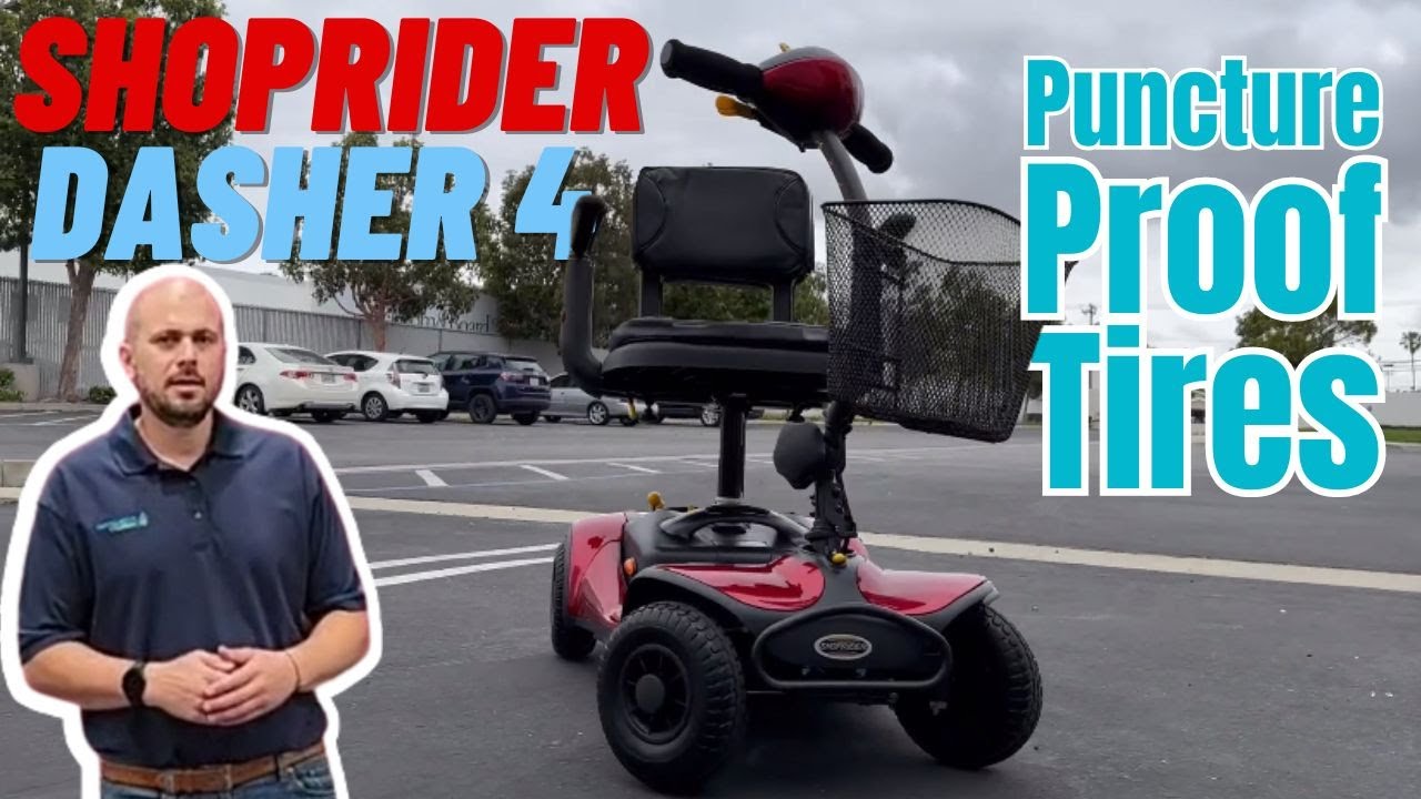 Shoprider Dasher GK8 4 Wheel Portable Mobility Scooter [2024] - YouTube
