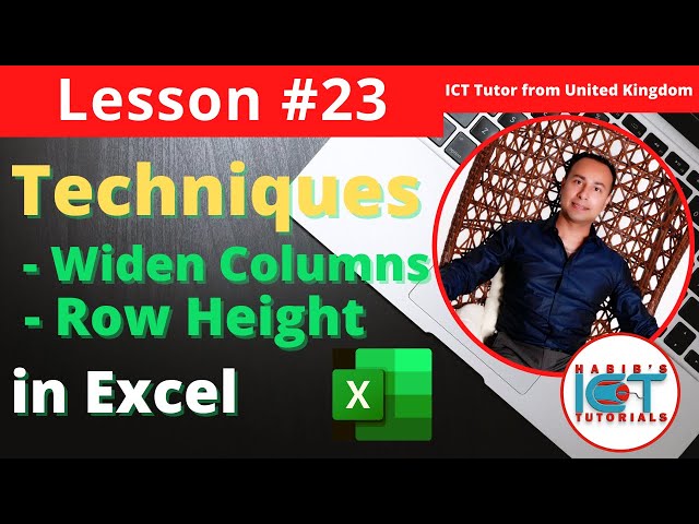 Lesson 23 Best Techniques To Widen Columns Adjust The Height Of Rows In Excel FREE Excel Course lesson-23-best-techniques-to-widen-columns-adjust-the-height-of-rows-in-excel-free-excel-course