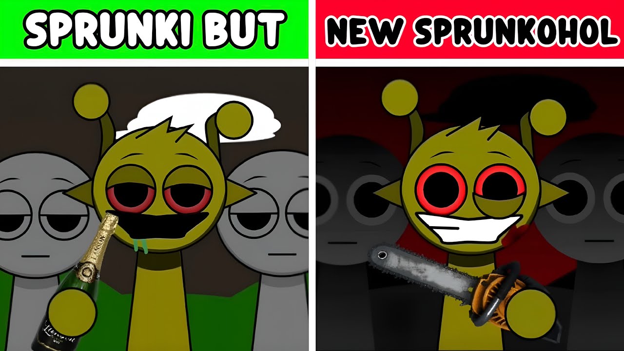 Incredibox Sprunki But NEW SPRUNKOHOL VERSION! Normal vs Horror (New ...