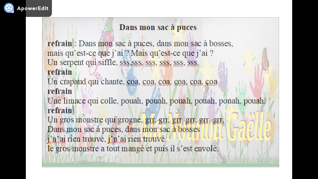 Dans mon sac a puces - YouTube