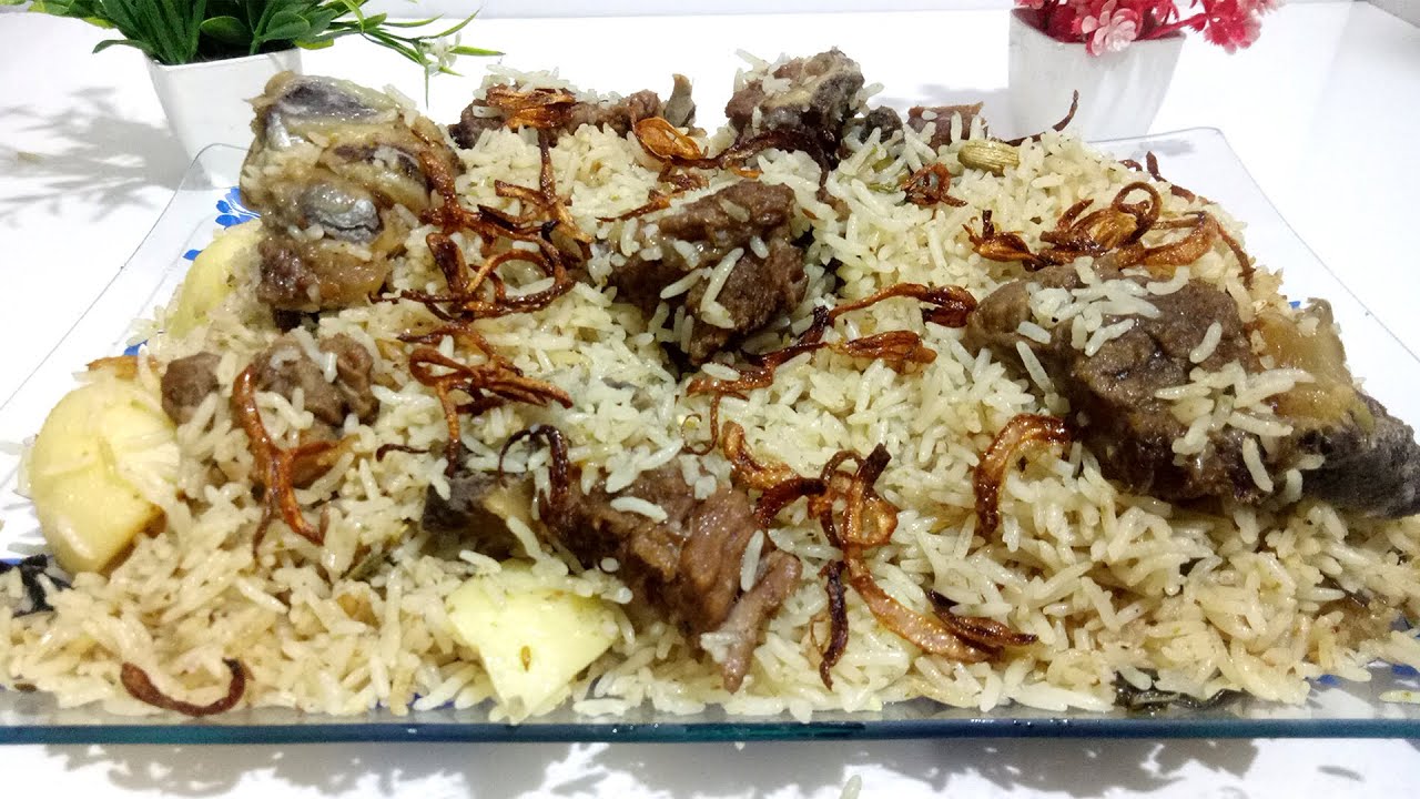 Mutton White Pulao Recipe - Mutton Yakhni Pulao By Dua Ka Kitchen - YouTube