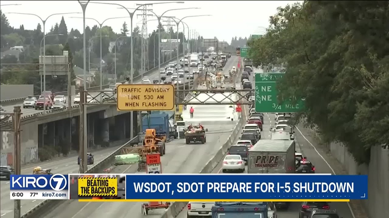 WSDOT and SDOT prepares for weekend I-5 closures with more to come ...