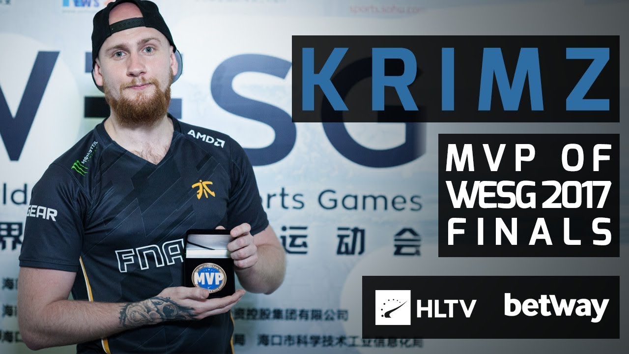 KRIMZ - HLTV MVP by betway of WESG 2017 Finals - YouTube