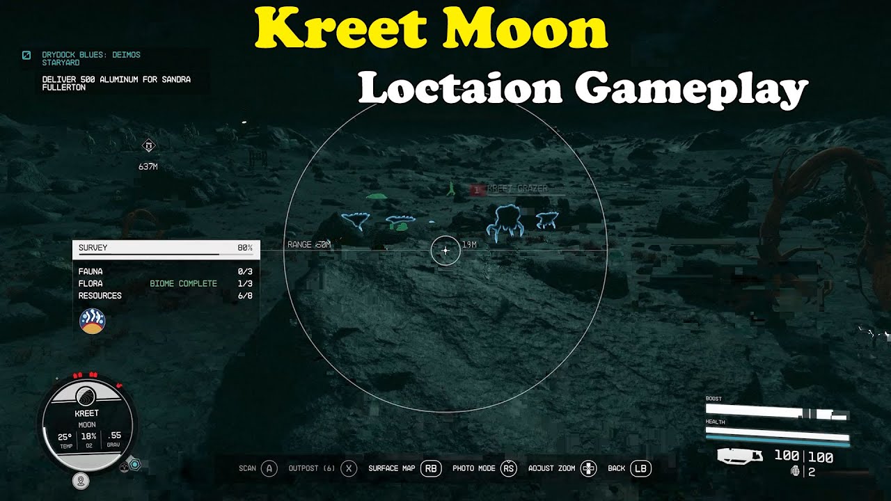 Kreet Moon - Starfield Gameplay - XBOX Series X - YouTube