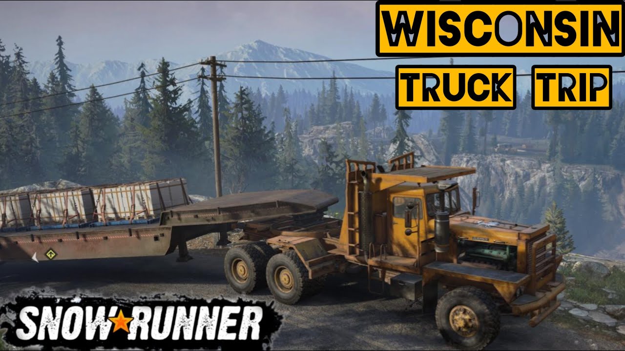 Snowrunner. Wisconsin. Wisconsin Truck Trip - YouTube