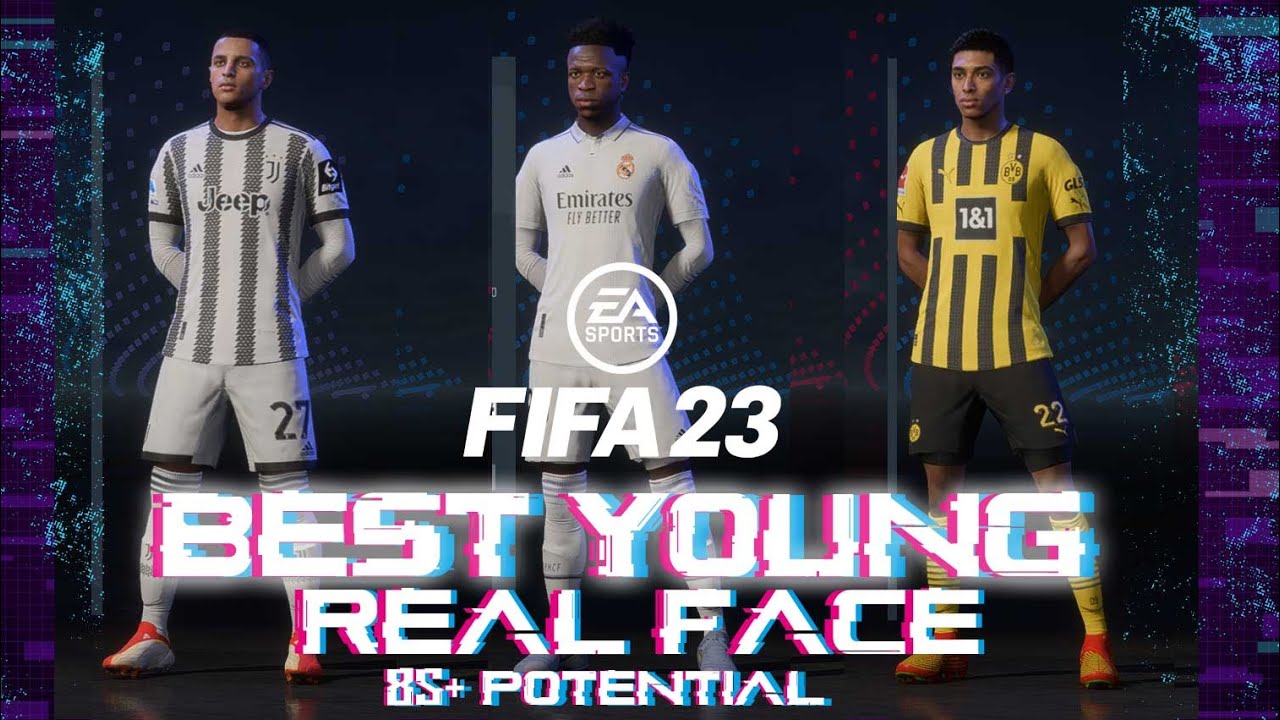 FIFA 23 ALL WONDERKIDS 85+ POTENTIAL WITH REAL FACES - YouTube