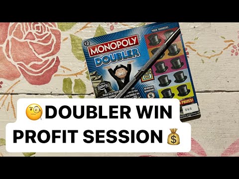 Doubler win PROFIT session monopoly doubler Florida lottery scratch off ...