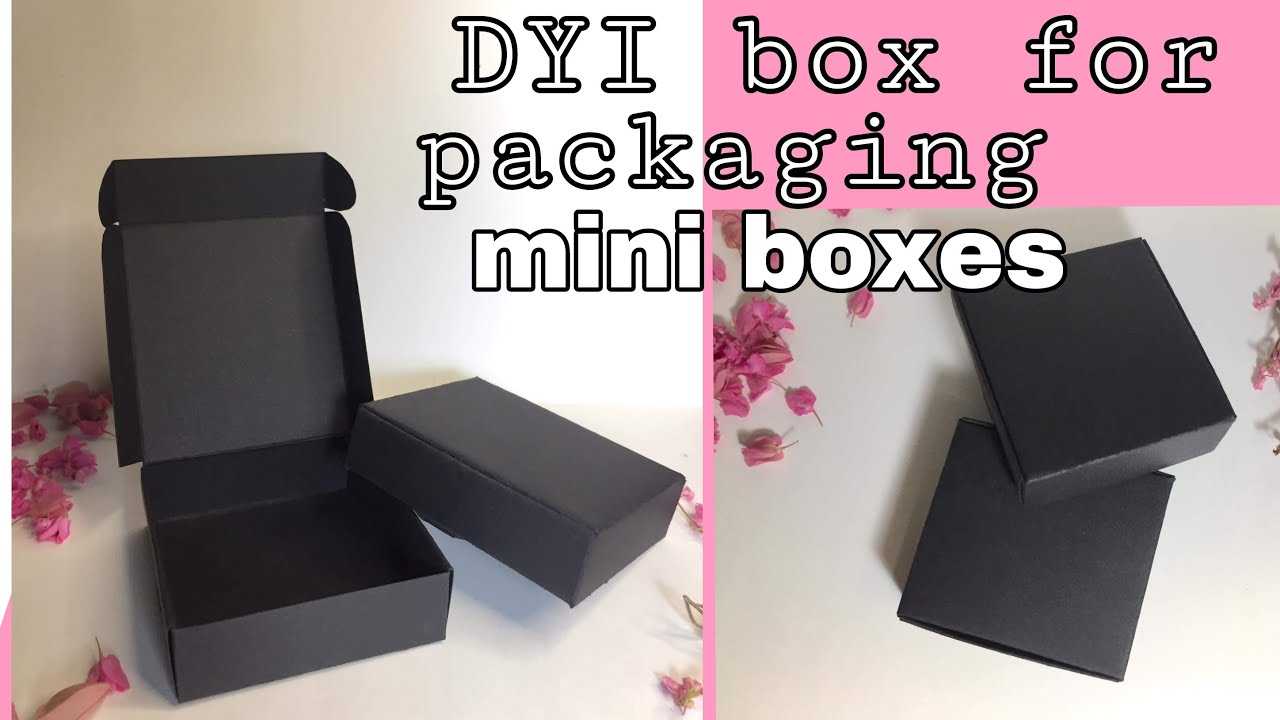 How to make DIY boxes for small business°Tutorial°°eco-friendly°| Angel ...