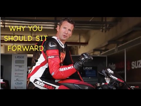 MOTOVUDU - Entrenamiento para pilotos en pista: Parte 4 - Posición corporal: Sentado hacia adelante