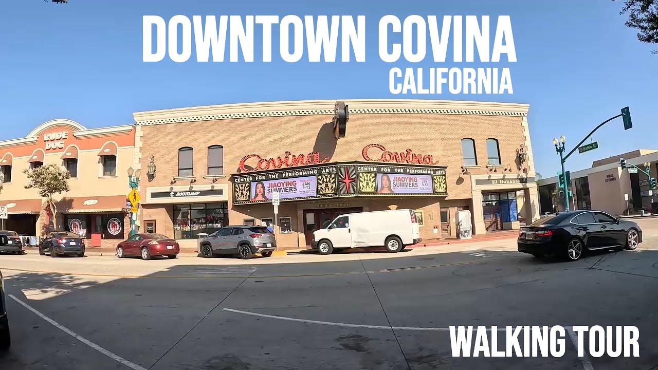 Downtown Covina Walking Tour | California | [4K] - YouTube