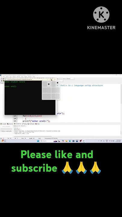 Five Students Details Print Using Structure in C Language #csecode # ...