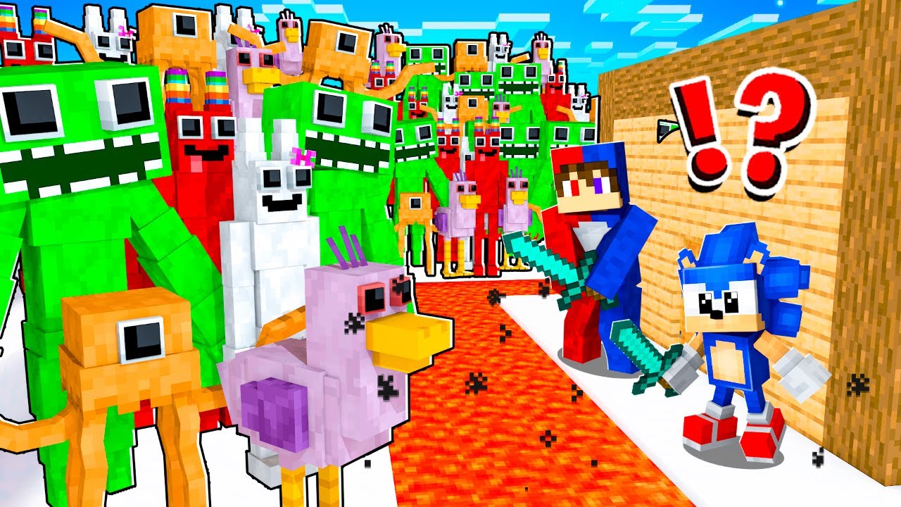 10 000 Garten Of Banban Vs La Casa Más Segura De Minecraft 😨 Youtube