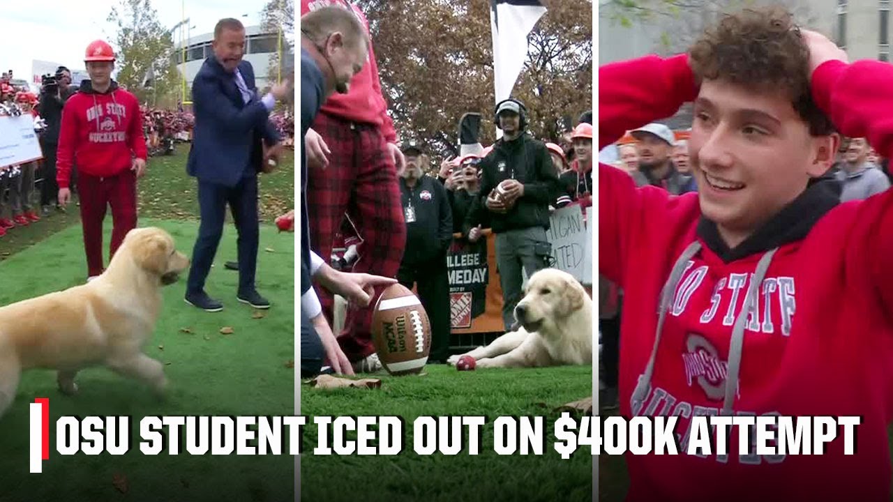 Peter iced OSU student's $400k kick attempt during Pat McAfee's Kicking ...