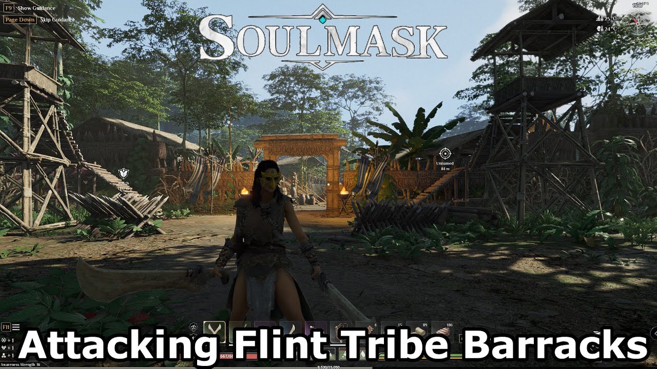 Attacking Flint Tribe Barracks | Soulmask Gameplay | S2E8 - YouTube