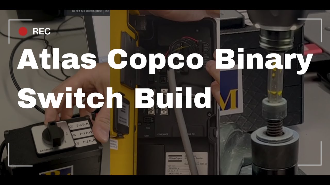 Atlas Copco Custom P-Set Selector Switch Build - YouTube
