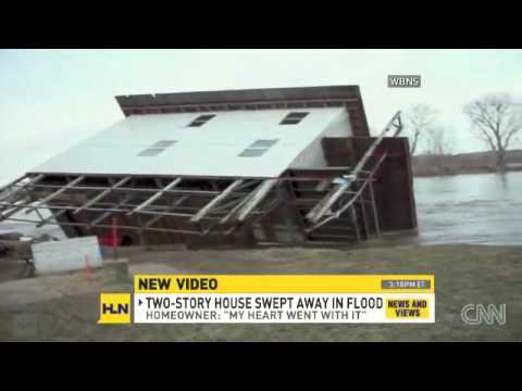 !!TWO-STORY HOUSE SWEPT AWAY IN FLOOD!! - YouTube