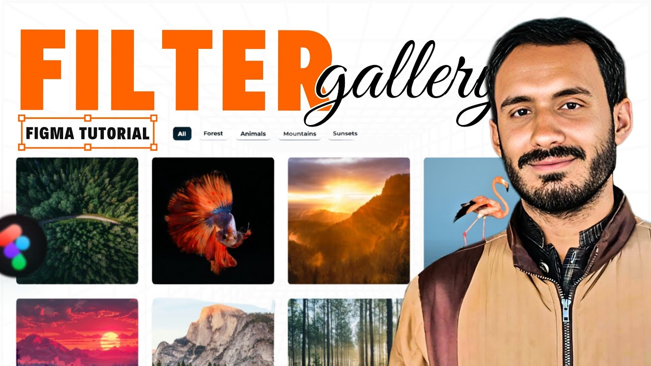 How to Create a Filter Gallery in Figma | UI Design Tutorial for ...