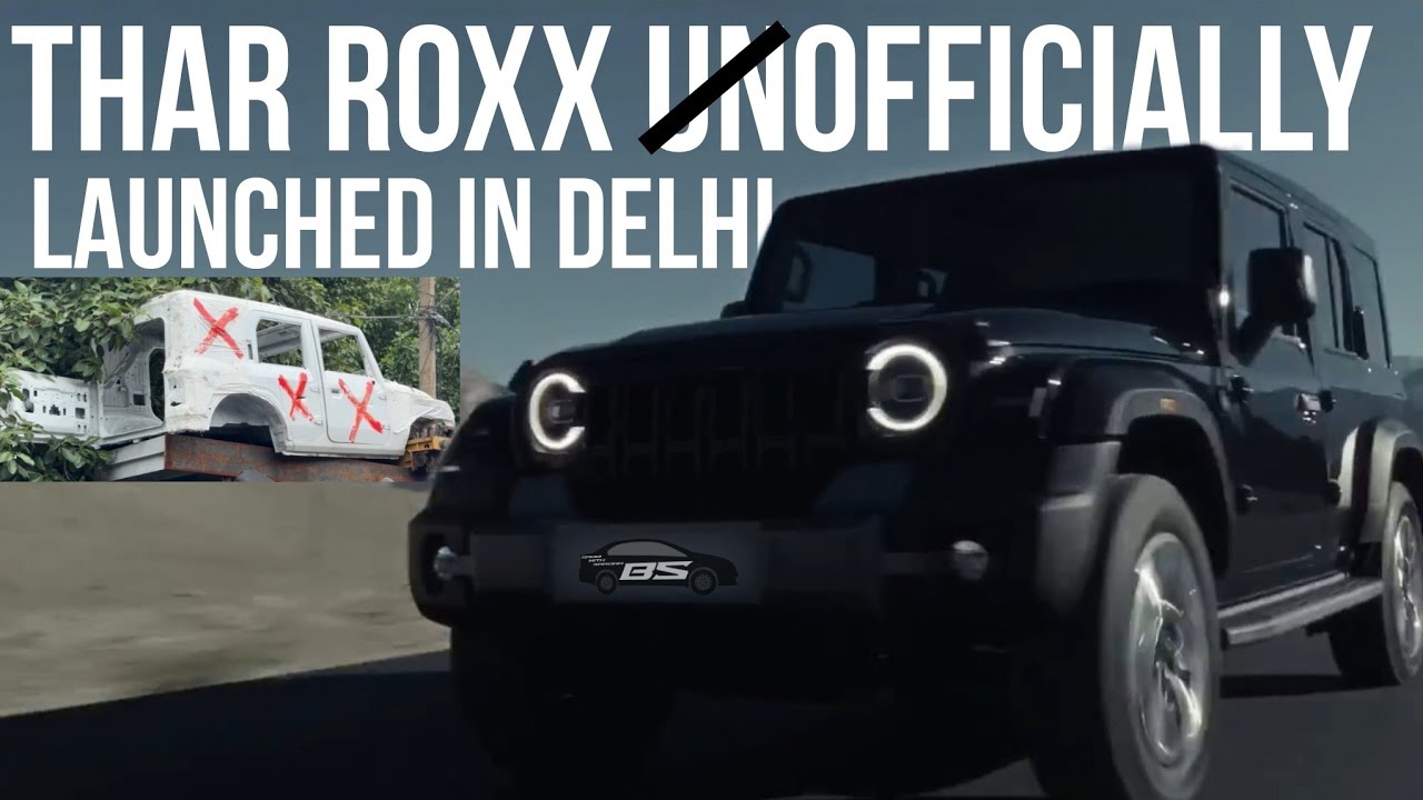 MAHINDRA THAR ROXX LAUNCHED | 5-DOOR THAR - YouTube
