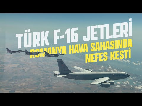 TÜRK F-16 JETLERİ ROMANYA HAVA SAHASINDA NEFES KESTİ