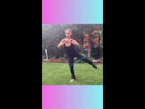 Spor Aşığı Irmak Ünal'dan Bacak Güçlendirecek Hareketler