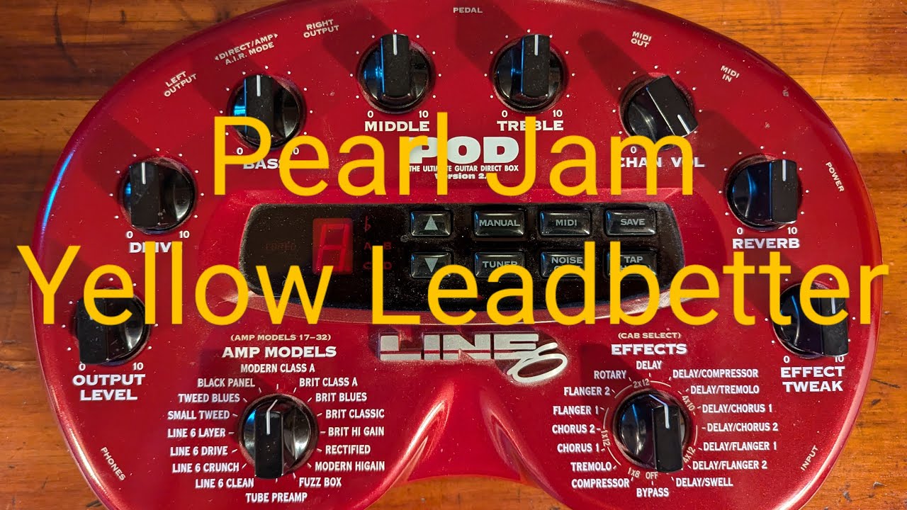 Pearl Jam Yellow Leadbetter Tone Tutorial - YouTube