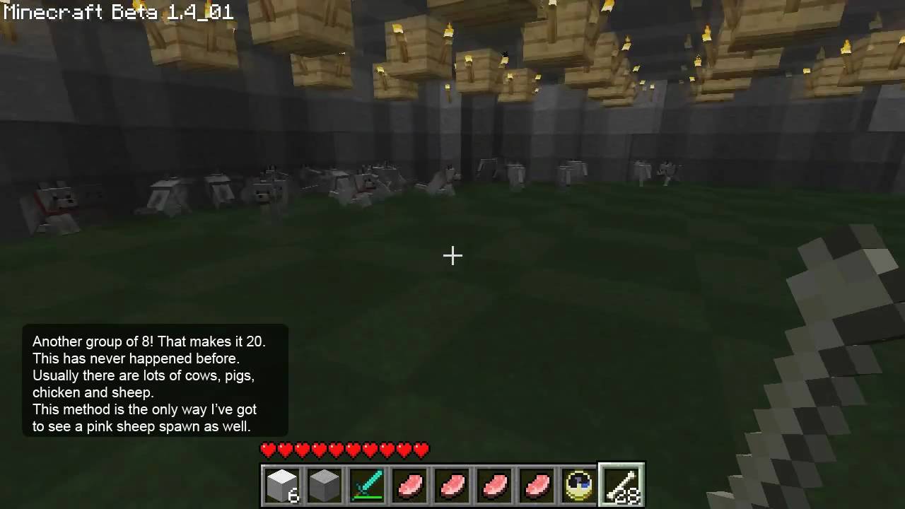 Minecraft - Tameable Wolves Easy Access - YouTube