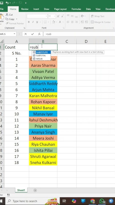 🔥count Cells By Color In Excel Without Vba Subtotal Formula Hack Excel Exceltricks