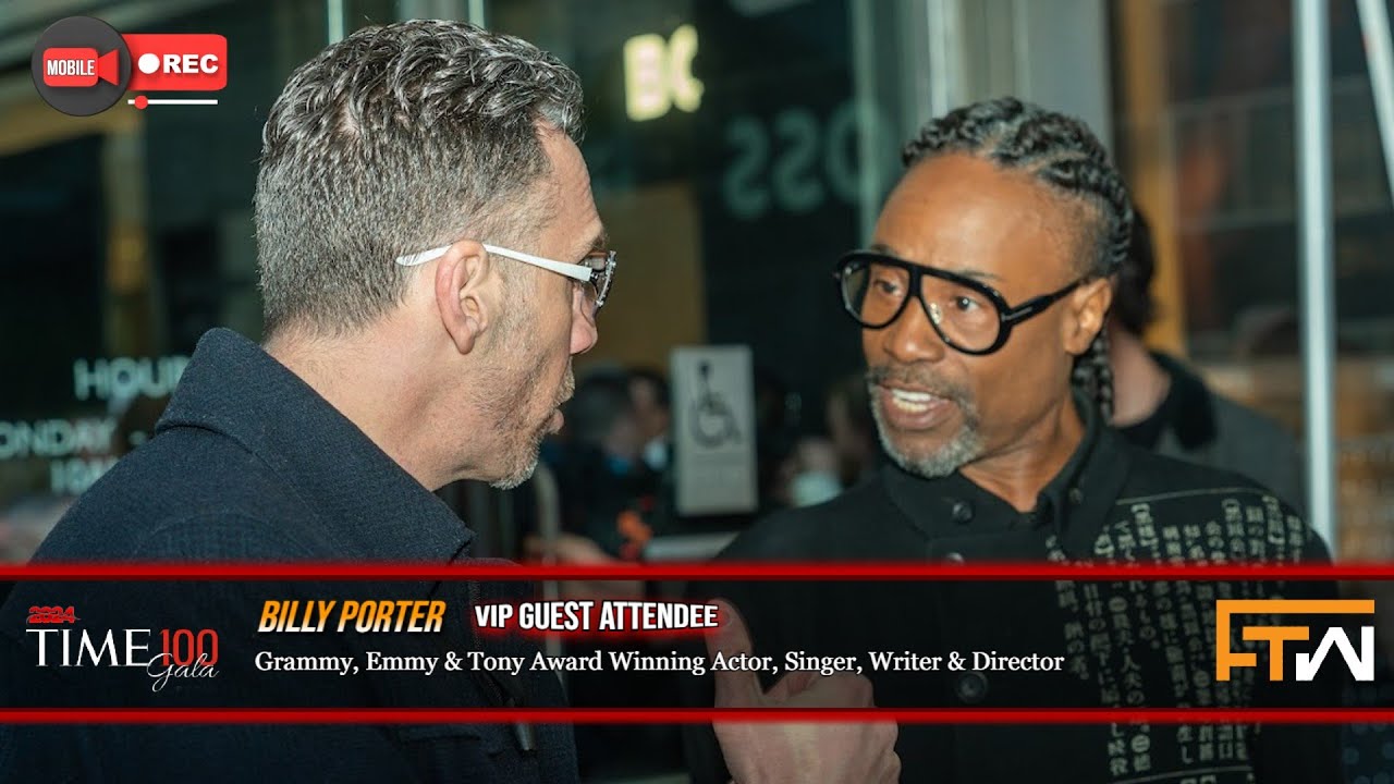 Todd interviews Billy Porter at the 2024 Time 100 Gala (Behind The ...
