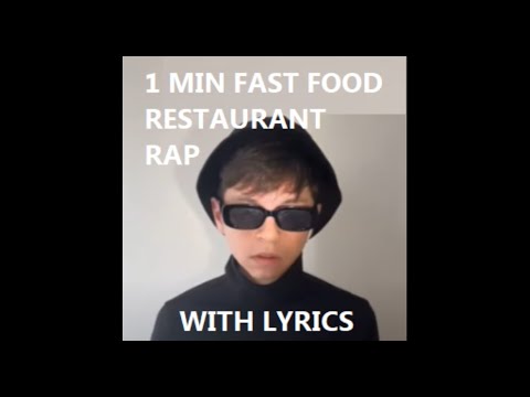 Mr Grande - 1 minute fast food restaurant rap [LYRICS]