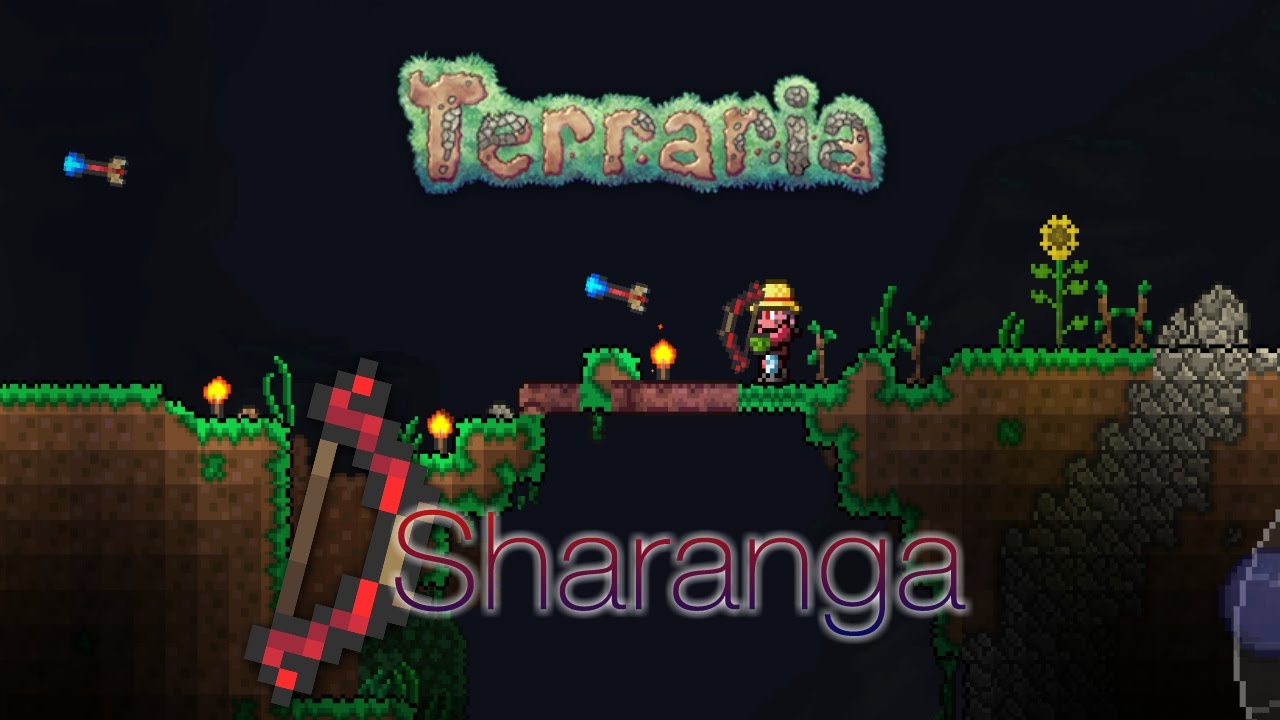 Terraria Mobile : Sharanga - สุดยอดธนูแห่งโลกเบื้องล่าง รับไปซะลูกธนู ...