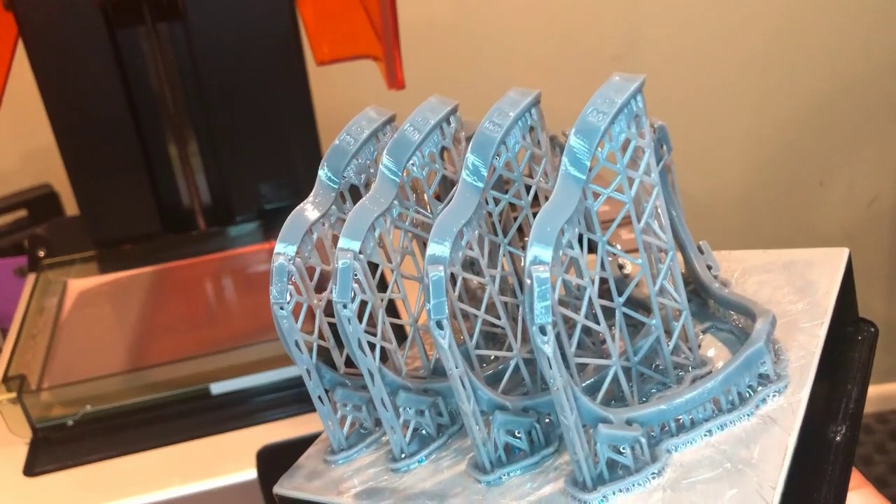 Post processing a 3D printed Bellus Mask fitter - YouTube