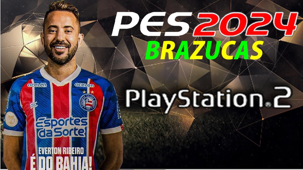 Novo Efootball PES2024 Incrivel Graficos !!! Atualizado PCSX2 AETHERSX2 ...