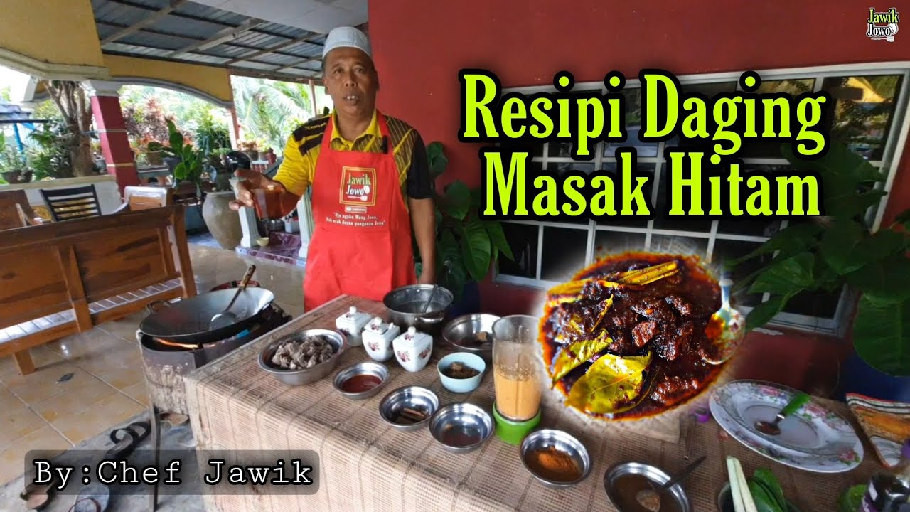 Resepi Daging Masak Hitam by Chef Jawik | Cara Paling Mudah! - YouTube