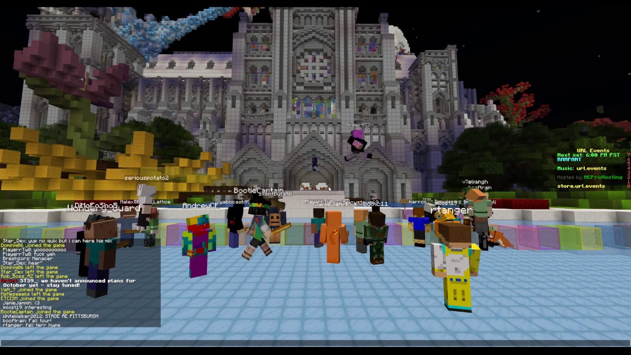 STS9 - Pixel Fest (Livestream inside Minecraft) - YouTube