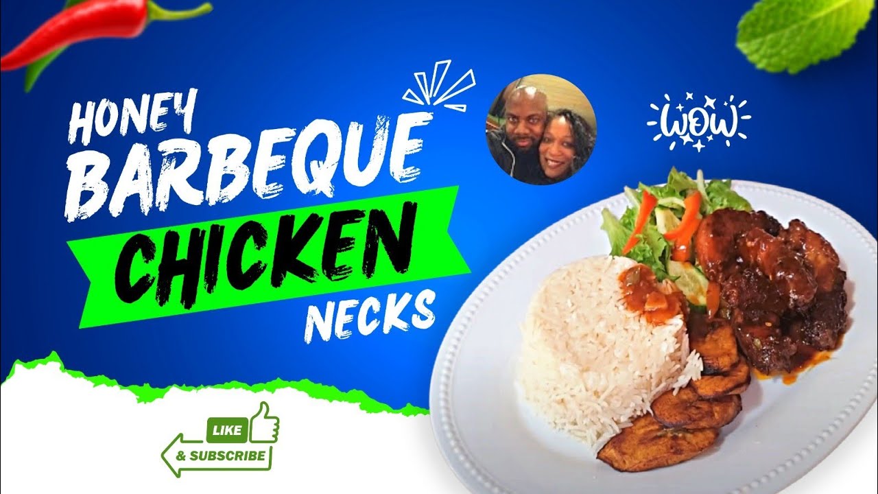 HONEY BARBEQUE CHICKEN NECKS #food #cooking #subscribe #yardstyle # ...