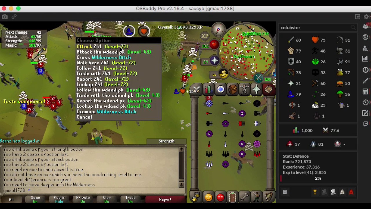 AGS PK - Maxed G Maul Pure OSRS - YouTube