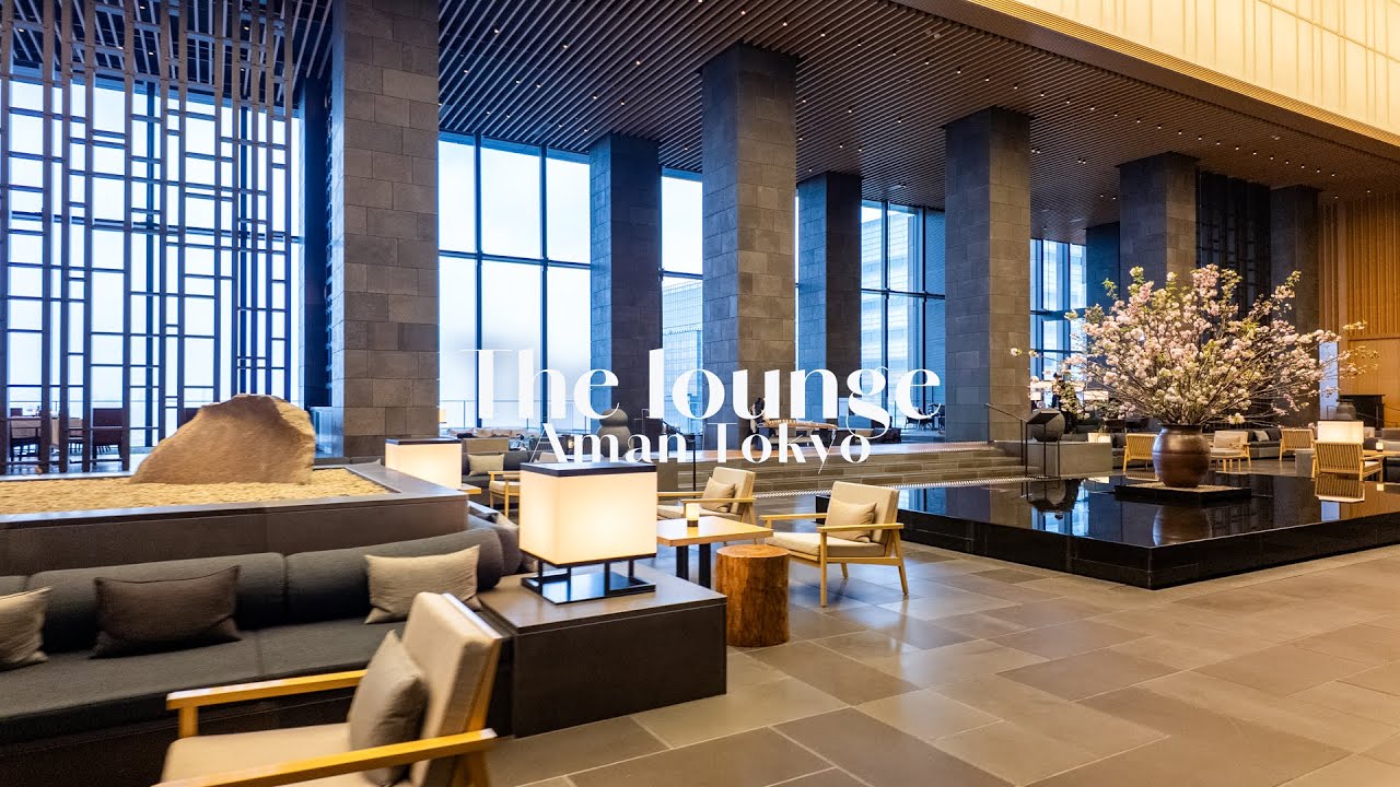 Shoko gourmet : The lounge – Aman Tokyo | グルメ編 : ザ・ラウンジ – アマン東京 - YouTube