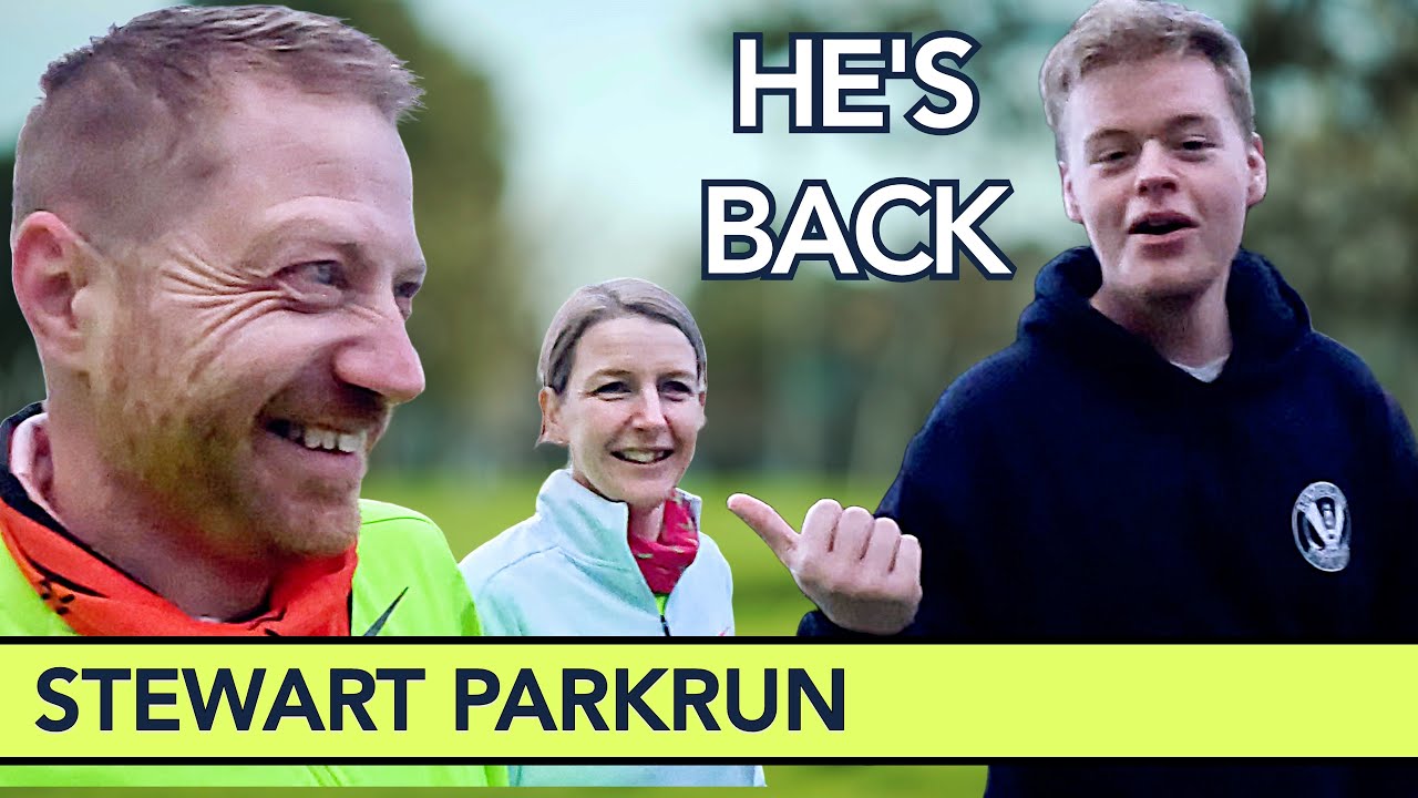 The Return of Johnny at Stewart Parkrun!! - YouTube