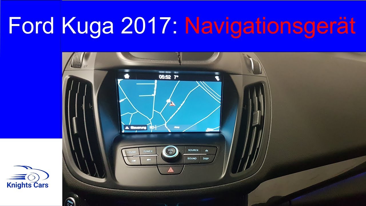 Ford Kuga 2017 Kurze Einf hrung In Das Navigationsger t Sync 3 YouTube