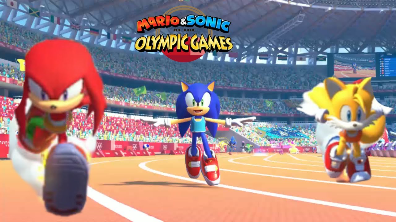 Mario & Sonic At The Olympic Games Tokyo 2020 -100M Sonic Tails ...